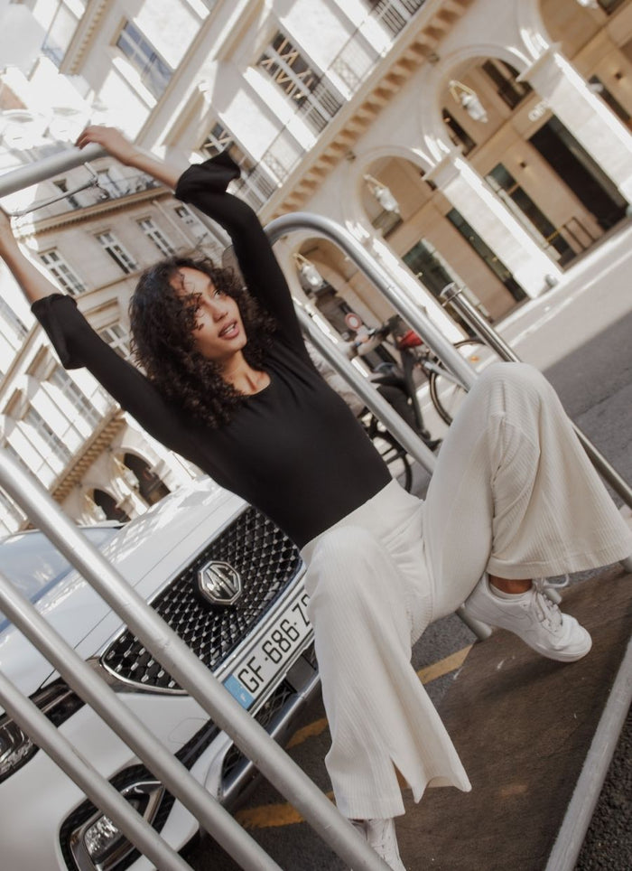 Longsleeve Olivia Modal - Black - Narah Soleigh